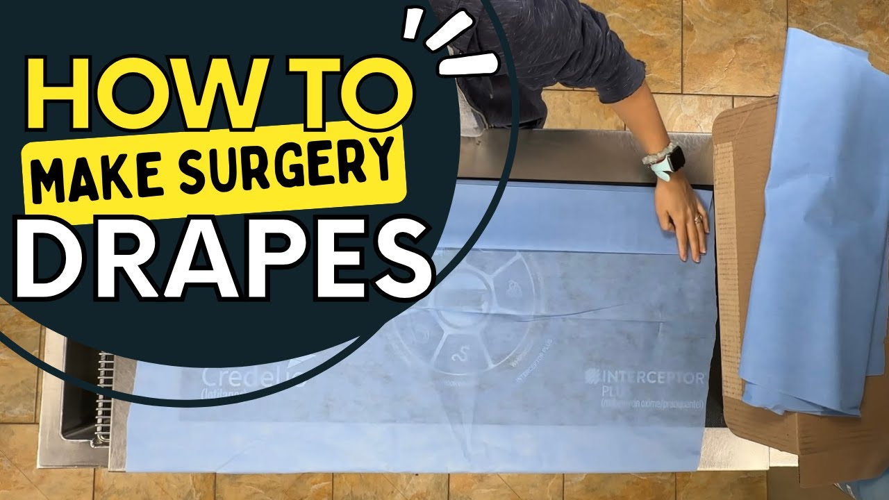 Veterinary Surgery Drapes: Easy Step-by-Step Folding Technique - YouTube