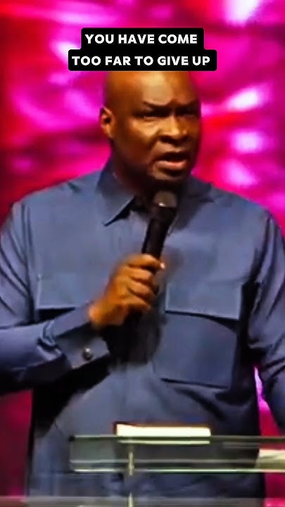 You have come too far to give up - YouTube