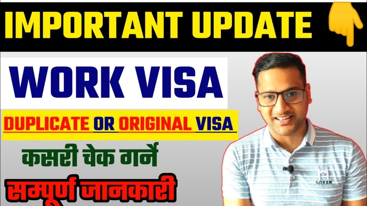 How To Apply Work visa| Important video for work visa update|Europe ...