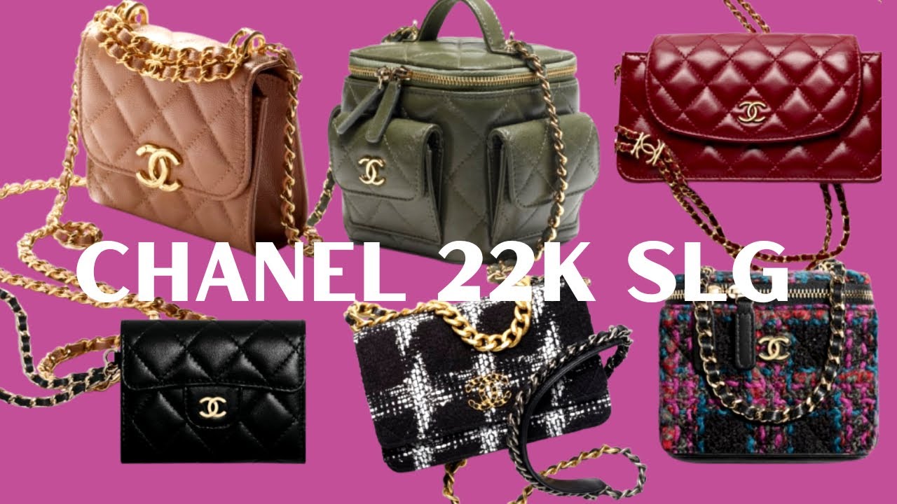 CHANEL 22K SLG'S | CHANEL 20K COLLECTION | CHANEL FALL WINTER 2022 ...