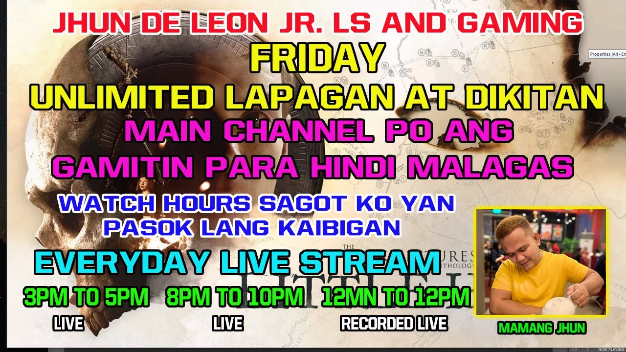 Jhun De Leon Jr. LS & Gaming | Live Stream | Part 27 - YouTube