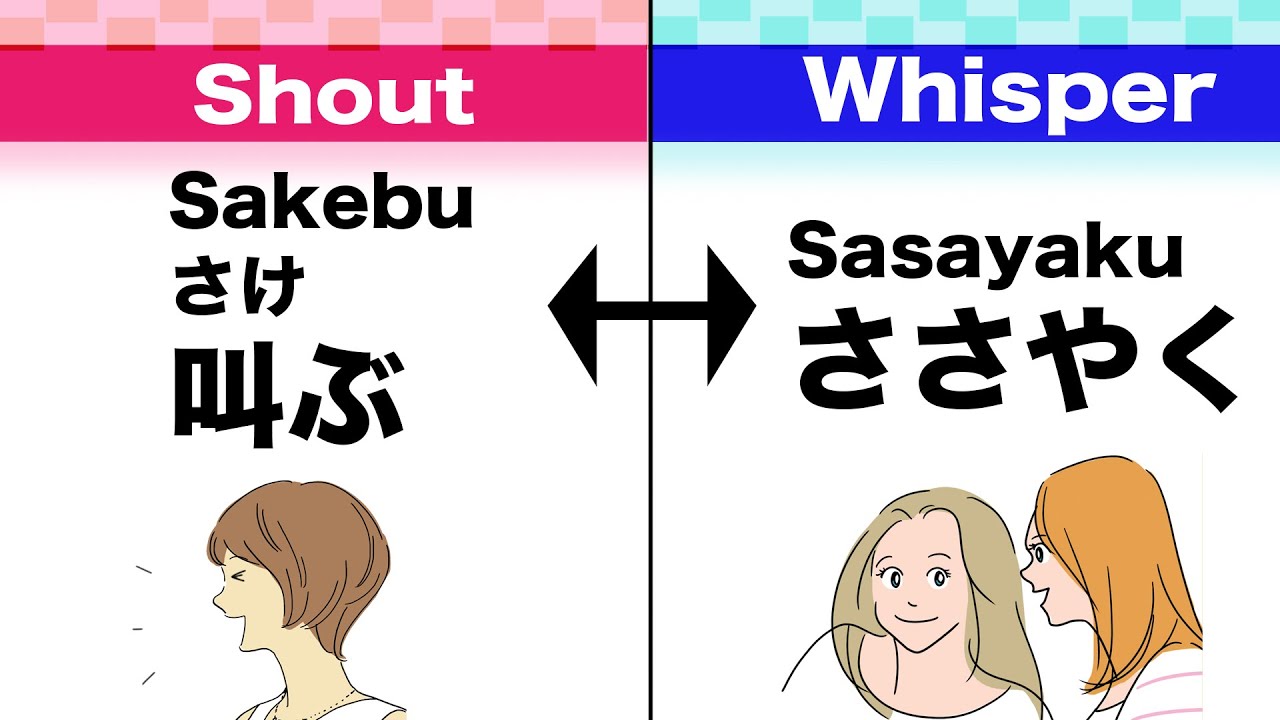 22 Common Opposite Verbs in Japanese🇯🇵日本語Whisper-Shout, Give-Take ...
