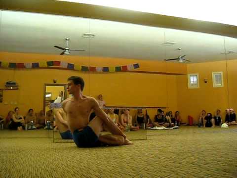 Kasper van den Wijngaard @ Bikram Yoga Stockton: Advanced yoga demonstration