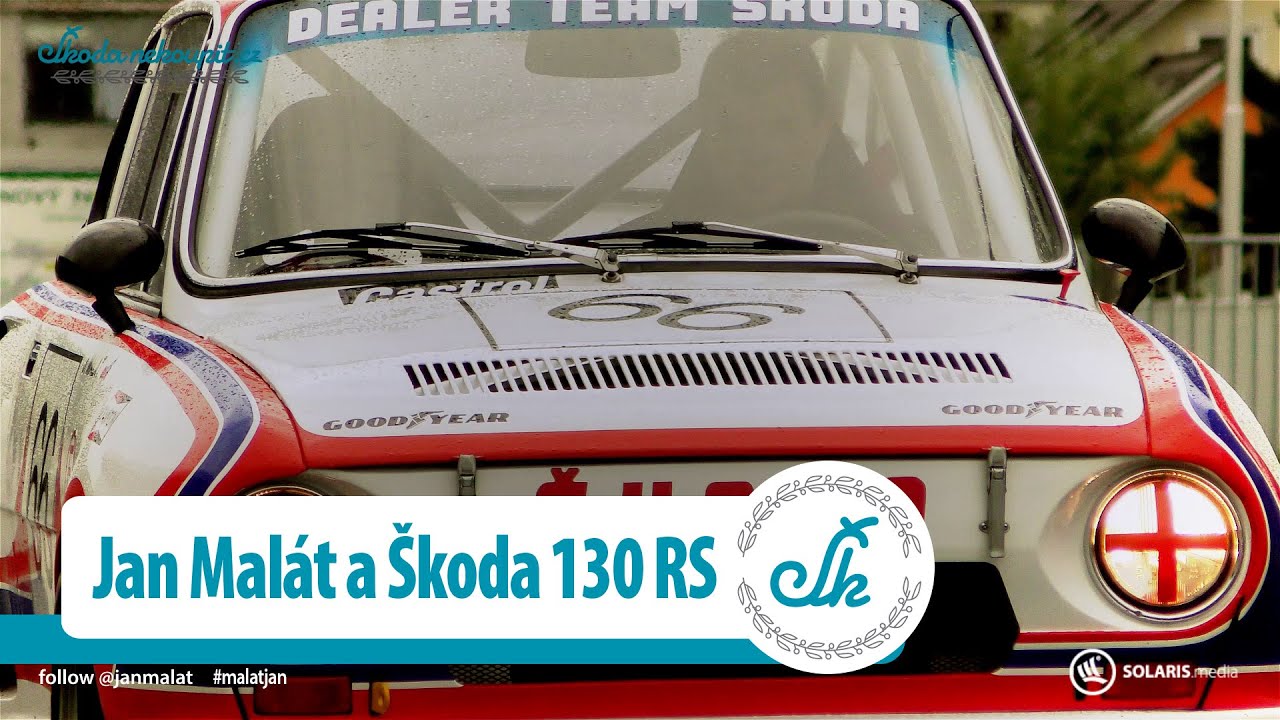 Jan Malát a jeho Škoda 130 RS 🔊🔊🔊 - YouTube