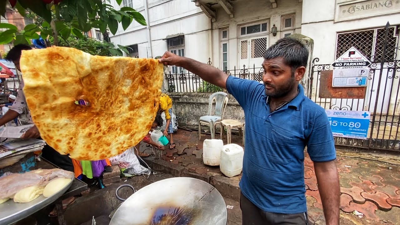 Art of Making Massive Halwa Paratha |Mahim Dargah Famous Giant Paratha ...