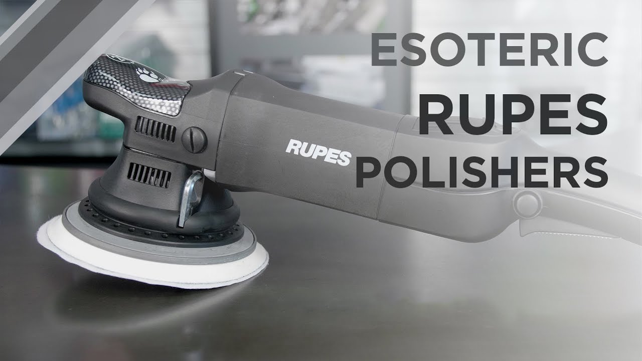 RUPES Polishers - ESOTERIC Car Care! - YouTube