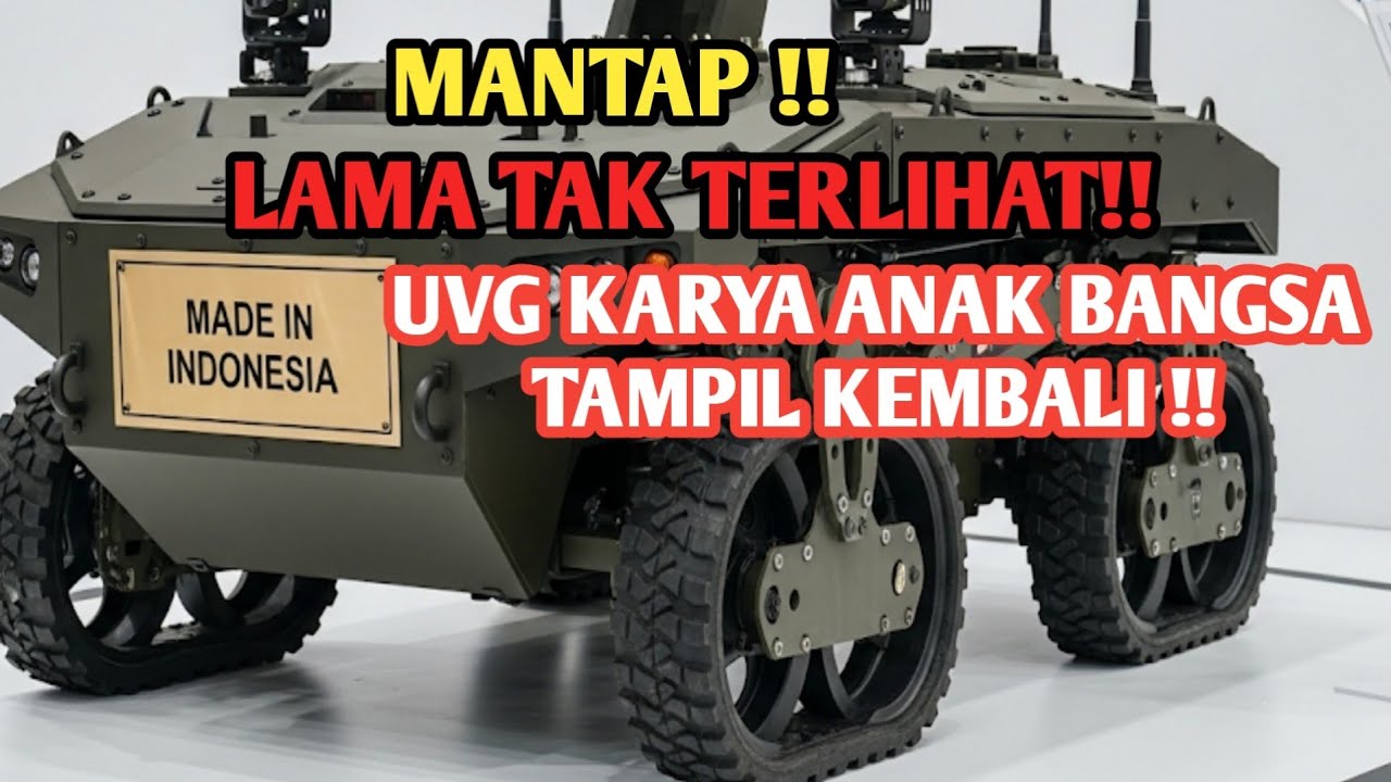 MANTAP !! LAMA TAK TERLIHAT, UGV KARYA ANAK BANGSA DIPAMERKAN KEMBALI ...