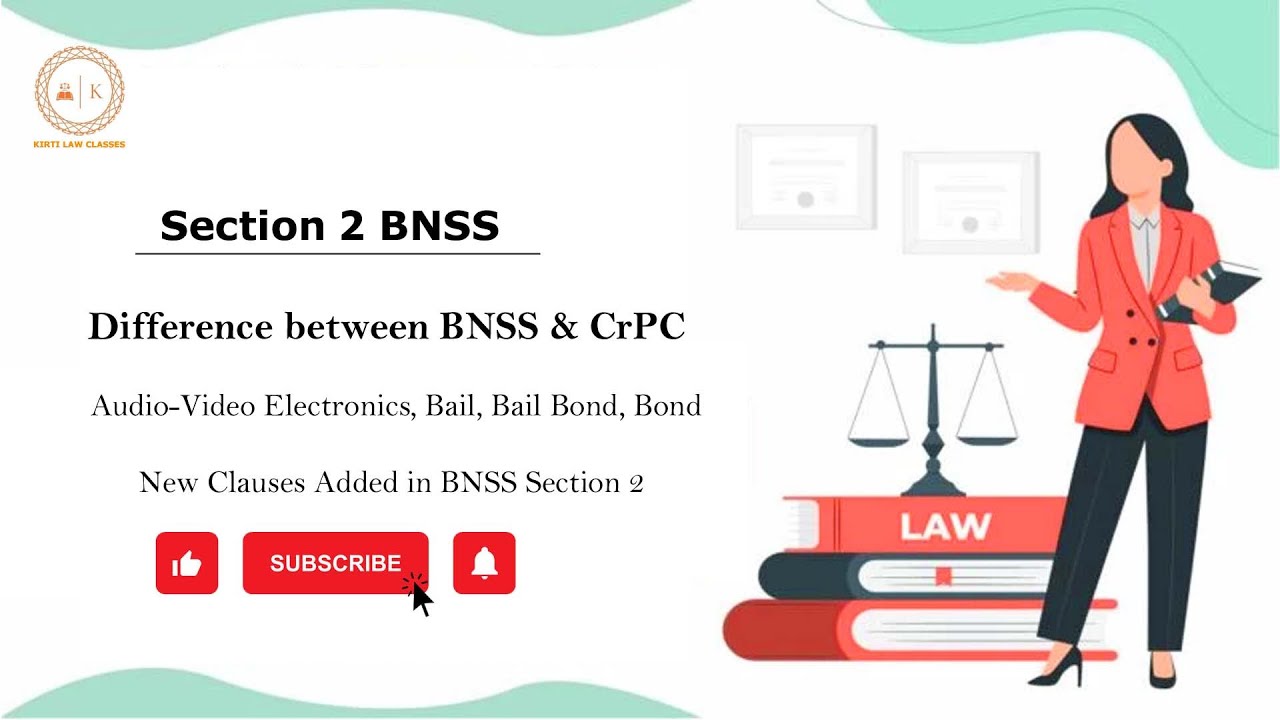 Section 2 BNSS | Difference between BNSS and CrPC | New Definitions ...