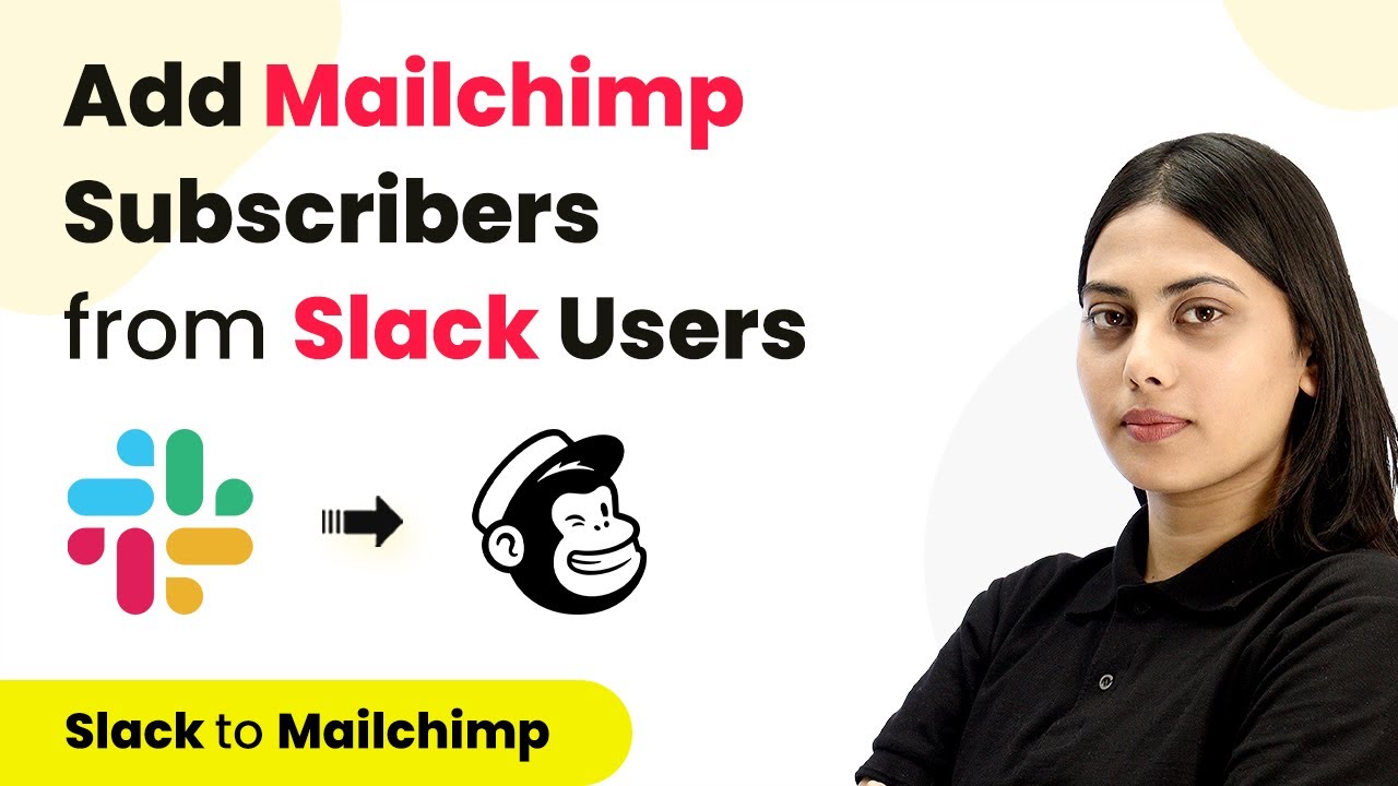 How To Add Mailchimp Subscribers From New Slack Users Slack Mailchimp Integration Youtube