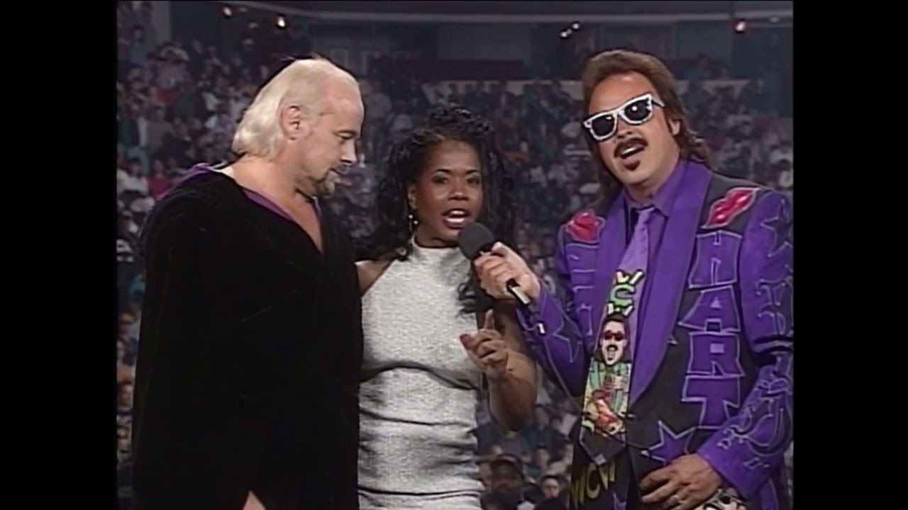 Jimmy Hart, Jacqueline & Kevin Sullivan take over WCW Commentary! 1997 ...