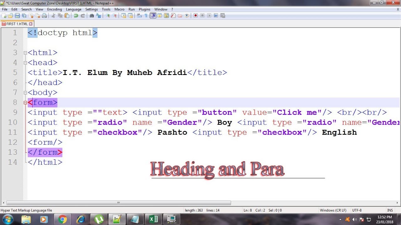 How To Insert Heading Para HTML video 3 PASHTO YouTube how-to-insert-heading-para-html-video-3-pashto-youtube