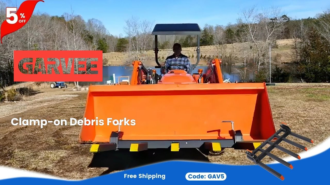 GARVEE | Clamp-on Debris Forks - YouTube