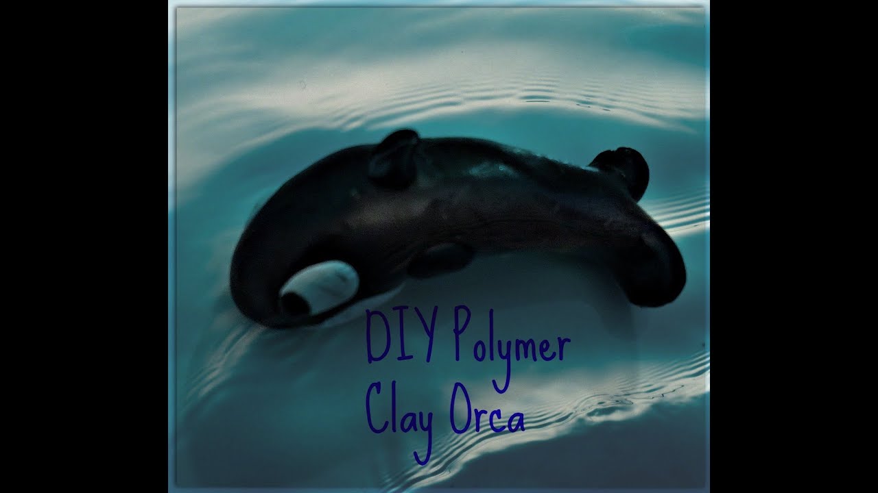 DIY Polymer Clay Orca - YouTube