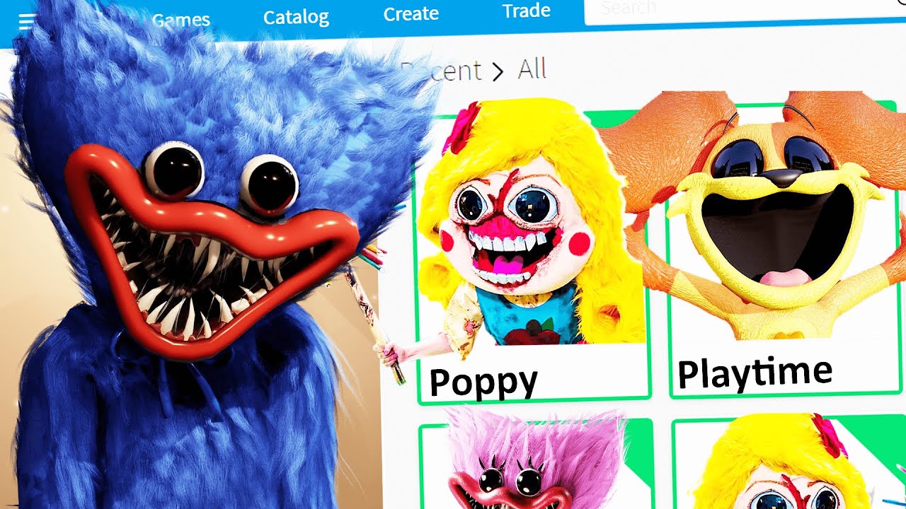 MAKING ALL CHARACTERS POPPY PLAYTIME a ROBLOX ACCOUNT (Chapter 4 & 3 ...