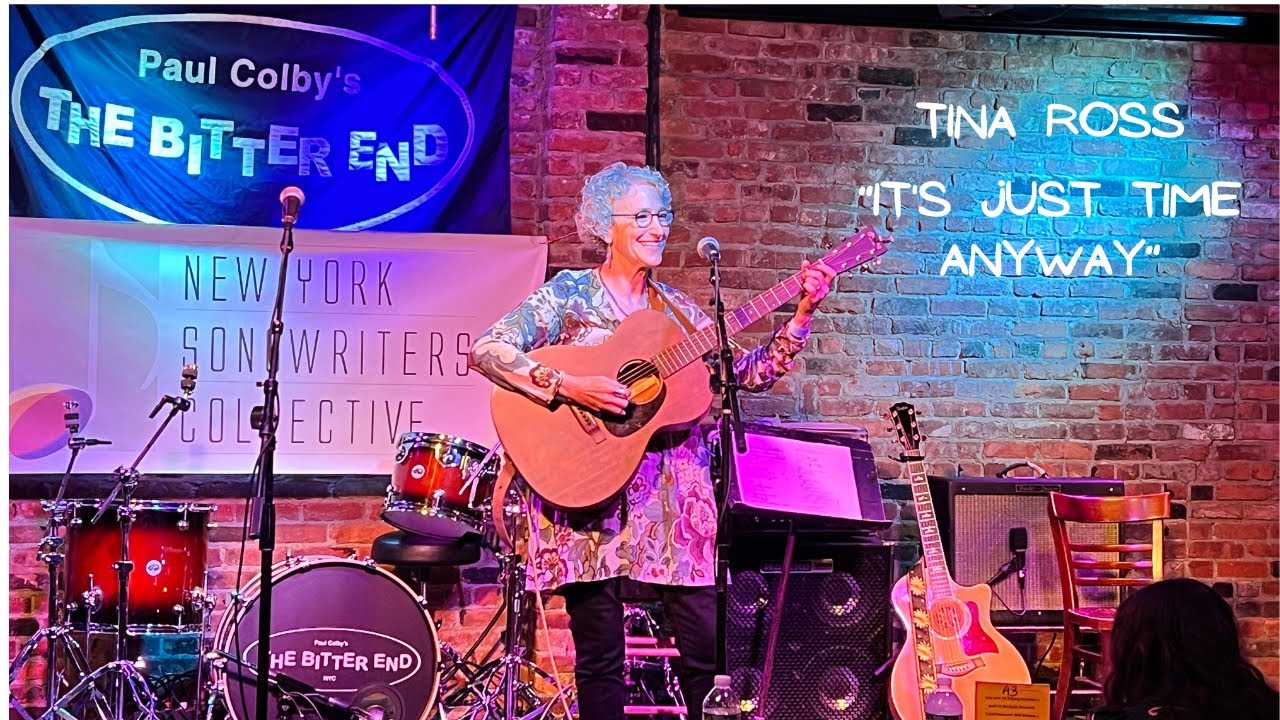 Tina Ross "It's Just Time Anyway" at The Bitter End 6.27.23 #time - YouTube