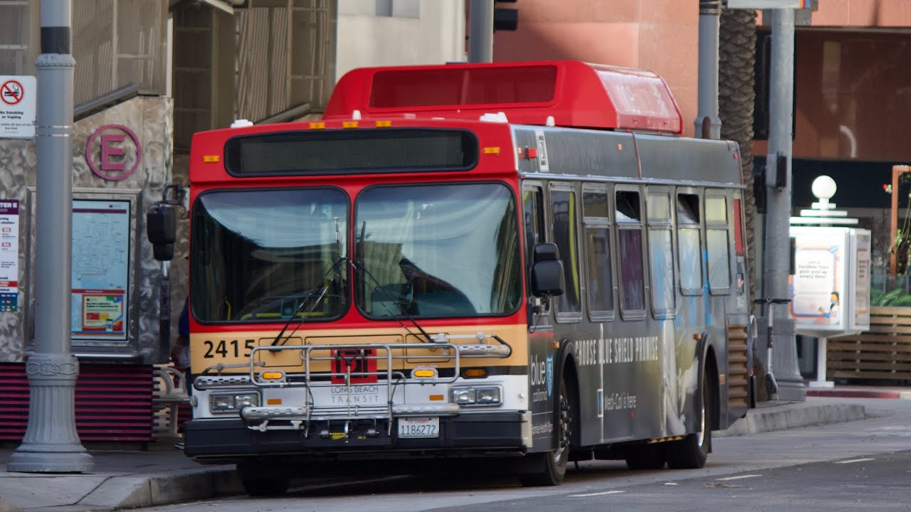 Long Beach Transit 2005 New Flyer GE40LF #2419 - YouTube