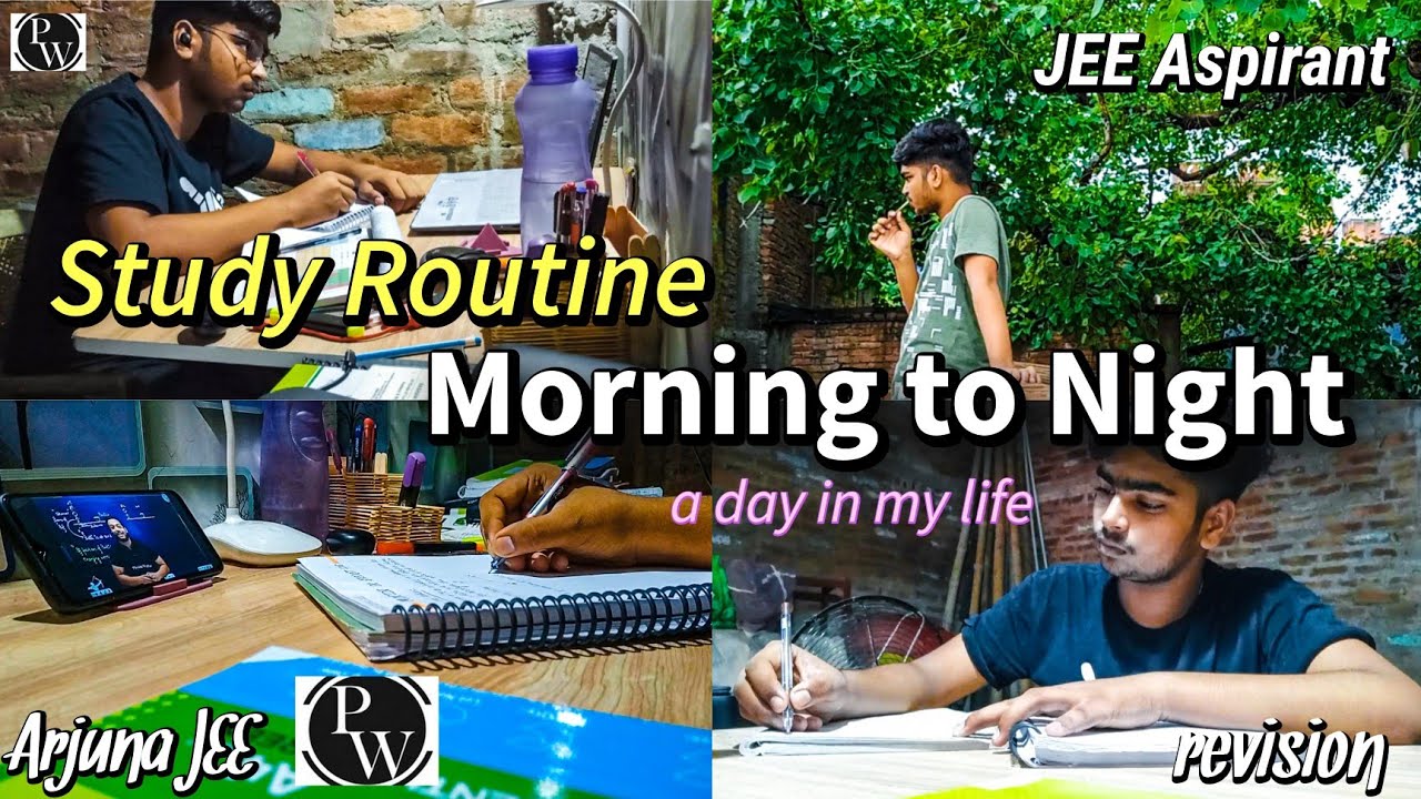 Study Vlog | morning to night study routine | A day in my life | JEE ...