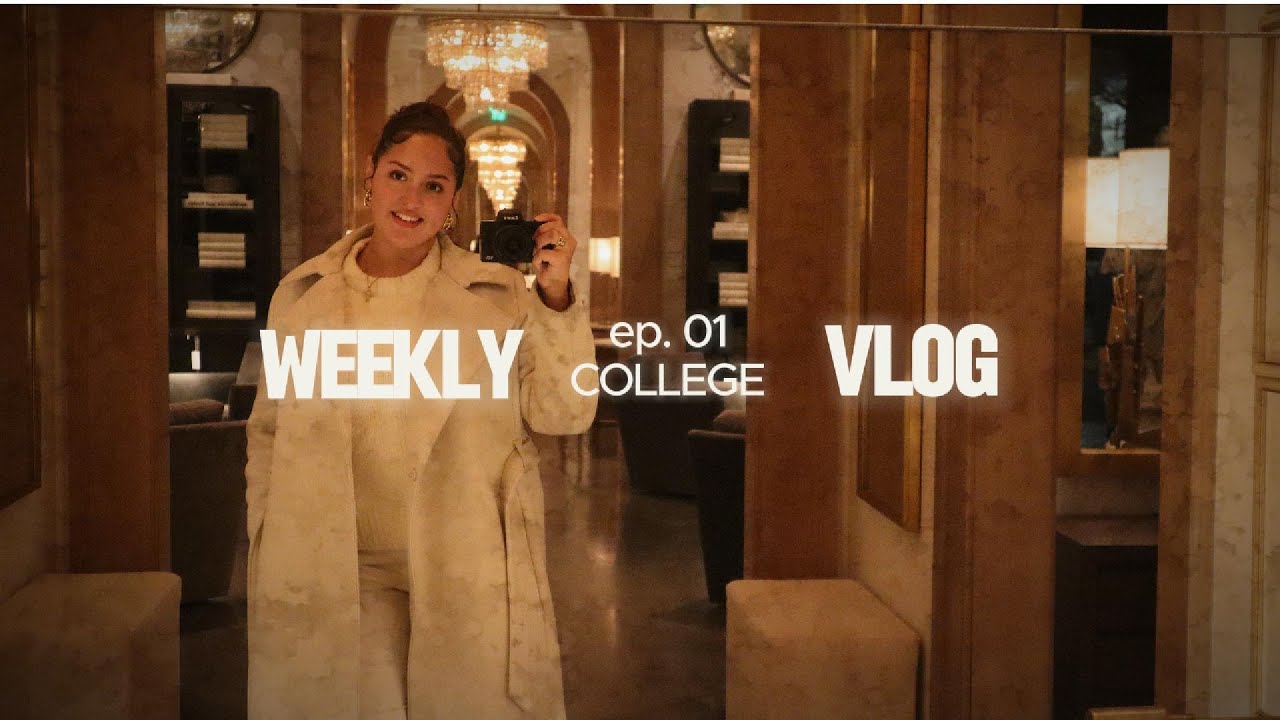 First Vlog as A College Student - YouTube