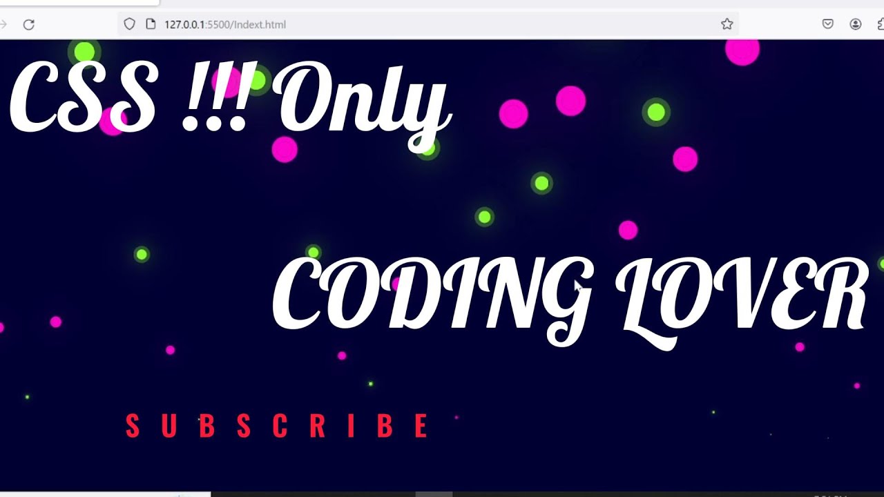 Only Css Background Effects Codinglover S19s Youtube