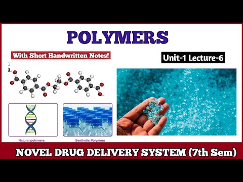 Pharmaceutical Polymer used in NDDS ,Classification Types and Mechanism ...