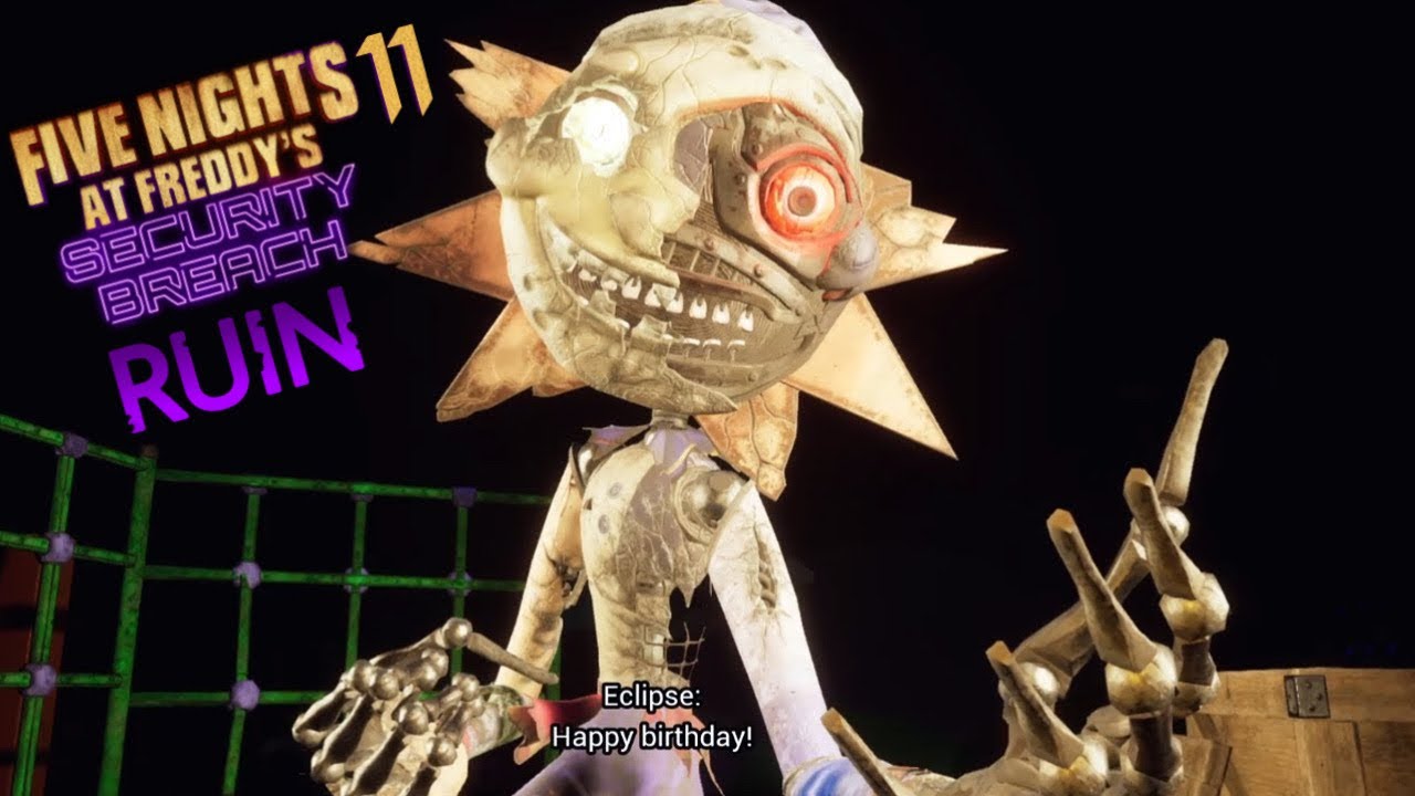 UNIQUE- Sun and Moon jump scares and dialogue-FNAF Security Breach Ruin ...