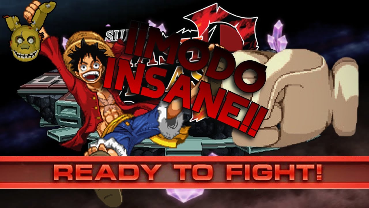 ¿Podrá Luffy ganarle al Modo Insane? | Jugando Smash Flash 2 Modo ...
