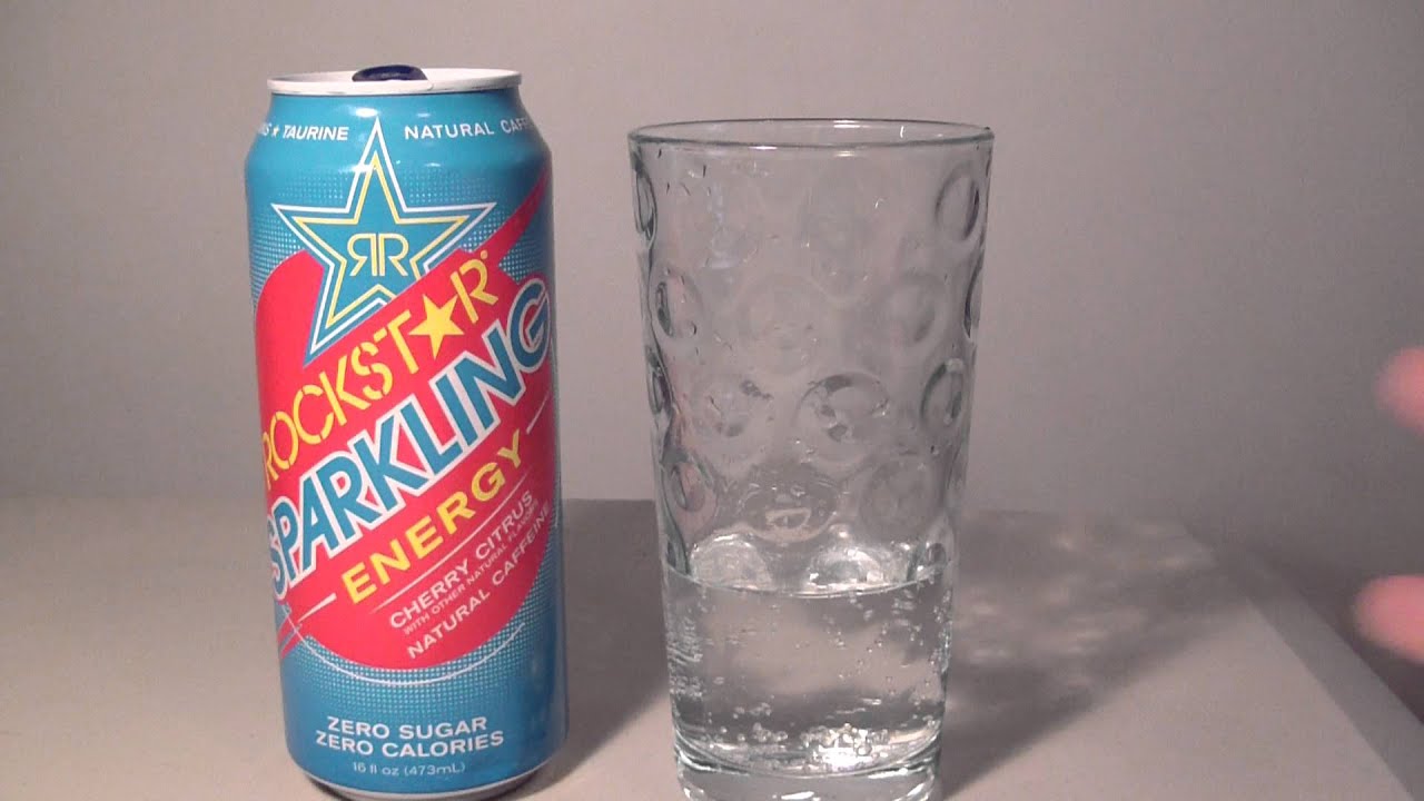 TPX Reviews - "Rockstar Sparkling Energy (Cherry Citrus)" - YouTube