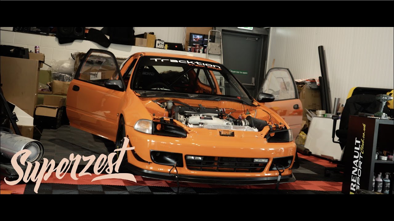 K20 swapped EG6 Civic | Tracktion Track Days | - YouTube