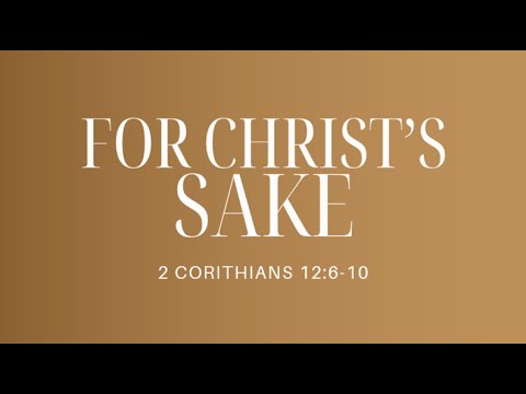 Bro. Brooks L Griffin - For Christs' Sake 12102023 - YouTube