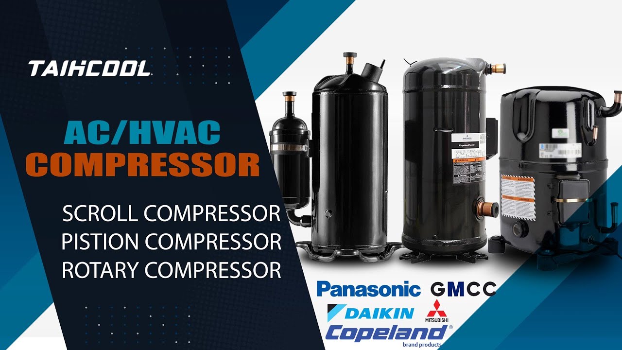 Taihcool | real shot of copeland scroll compressor - YouTube