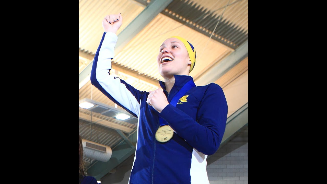 Courtney Beidler - 2014 400-IM Big Ten Champ - YouTube