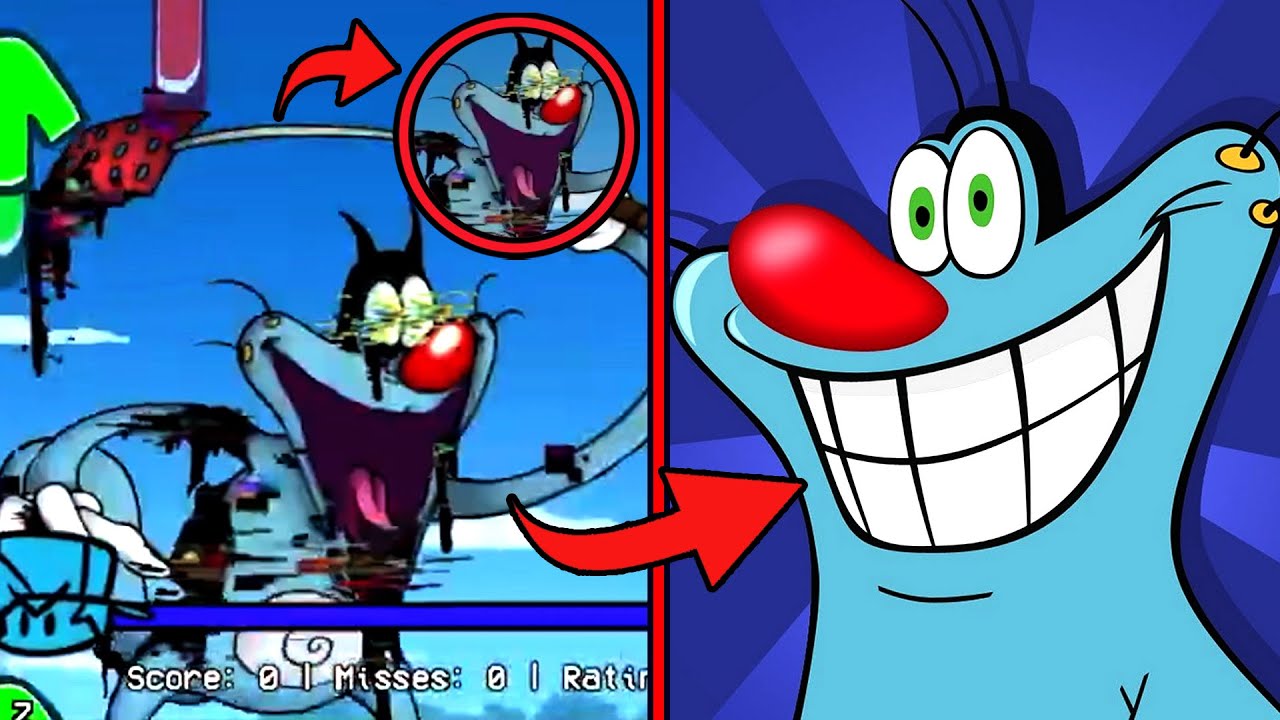 References in Pibby VS Oggy FNF | Come and Learn with Pibby | Oggy and ...