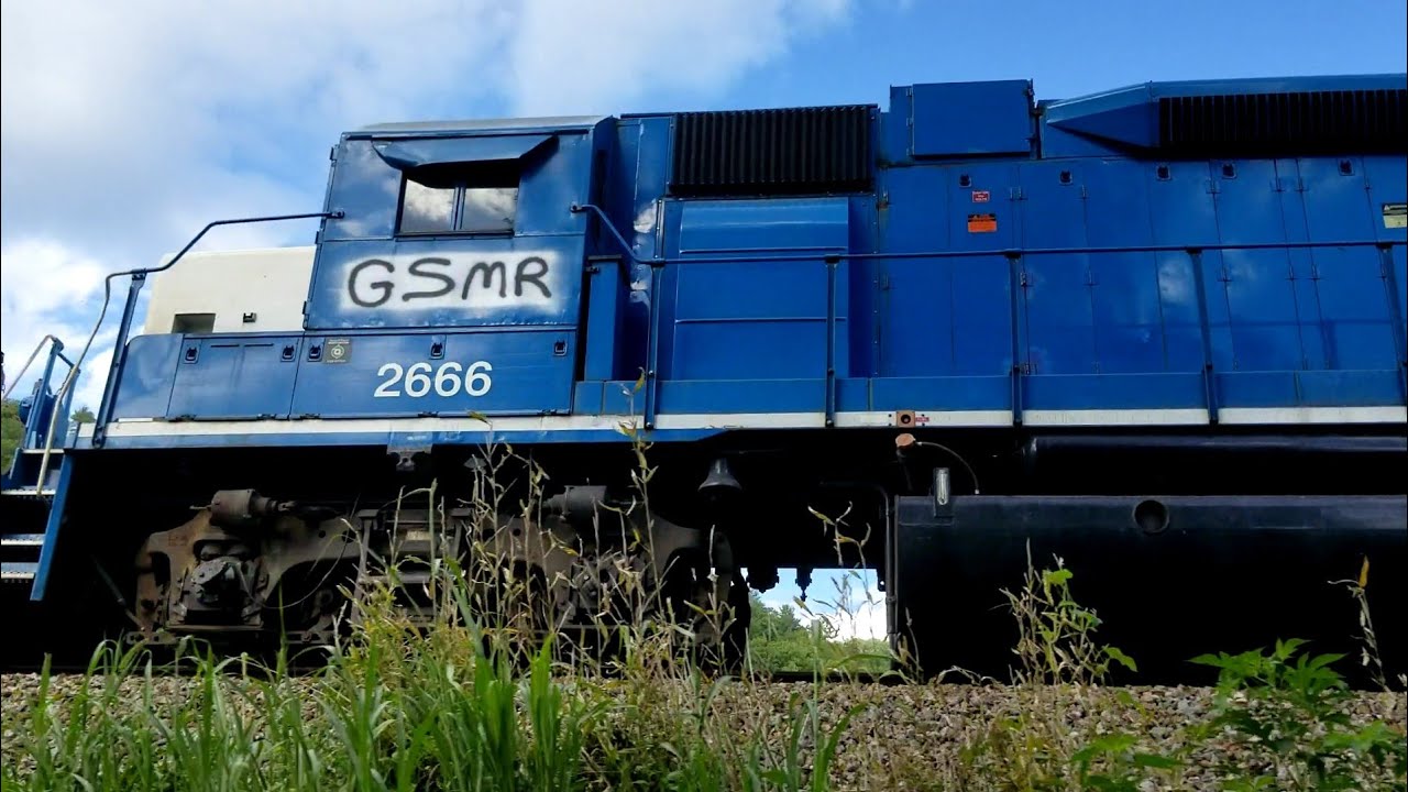 NS 136 with GSMR GP38-2 on the S Line! - June 27, 2021 - YouTube