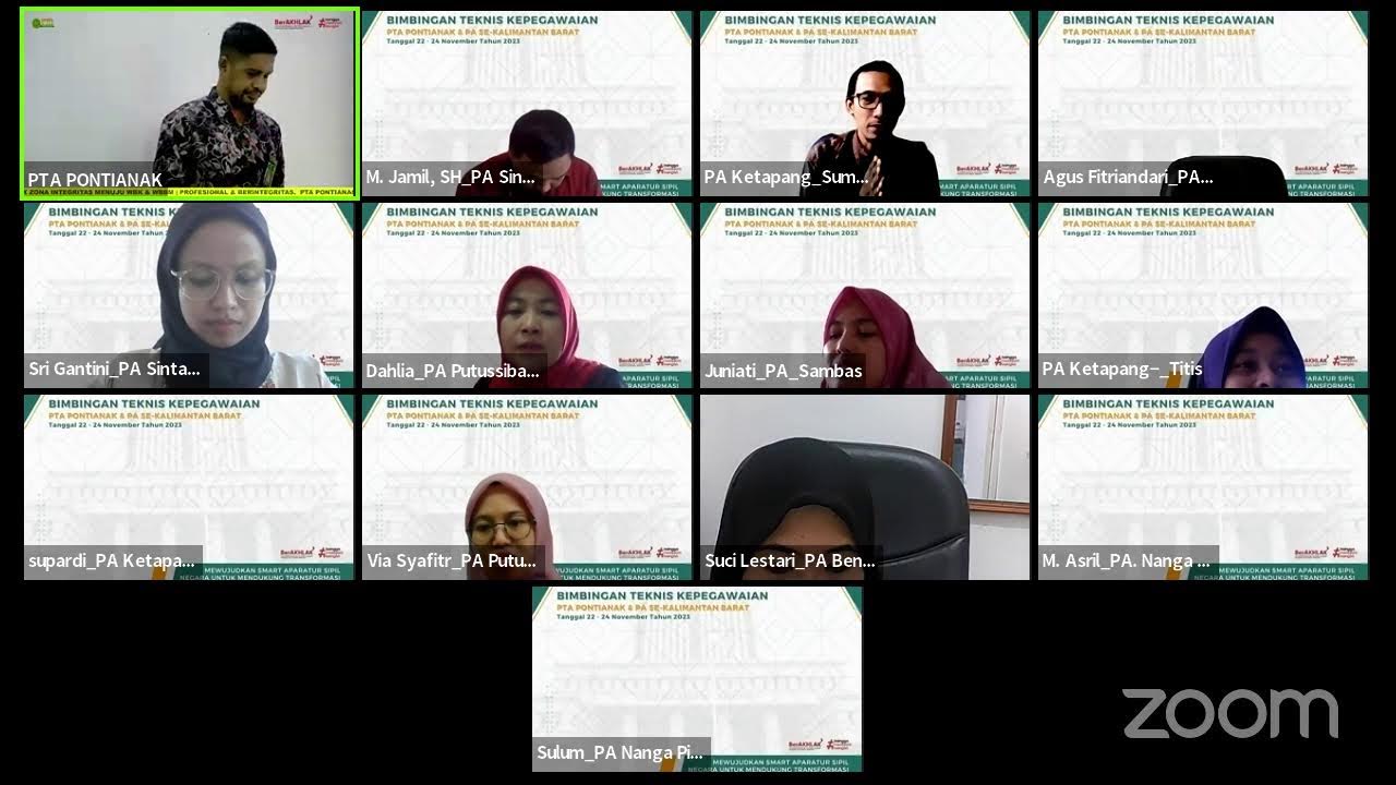 PTA PONTIANAK's Personal Meeting Room - YouTube