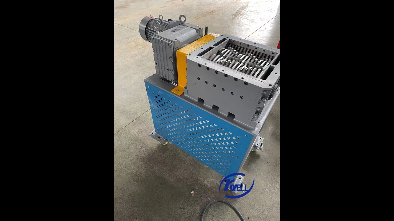 GL300 household waste mini shredder for polywood bottle Kwell Machinery ...