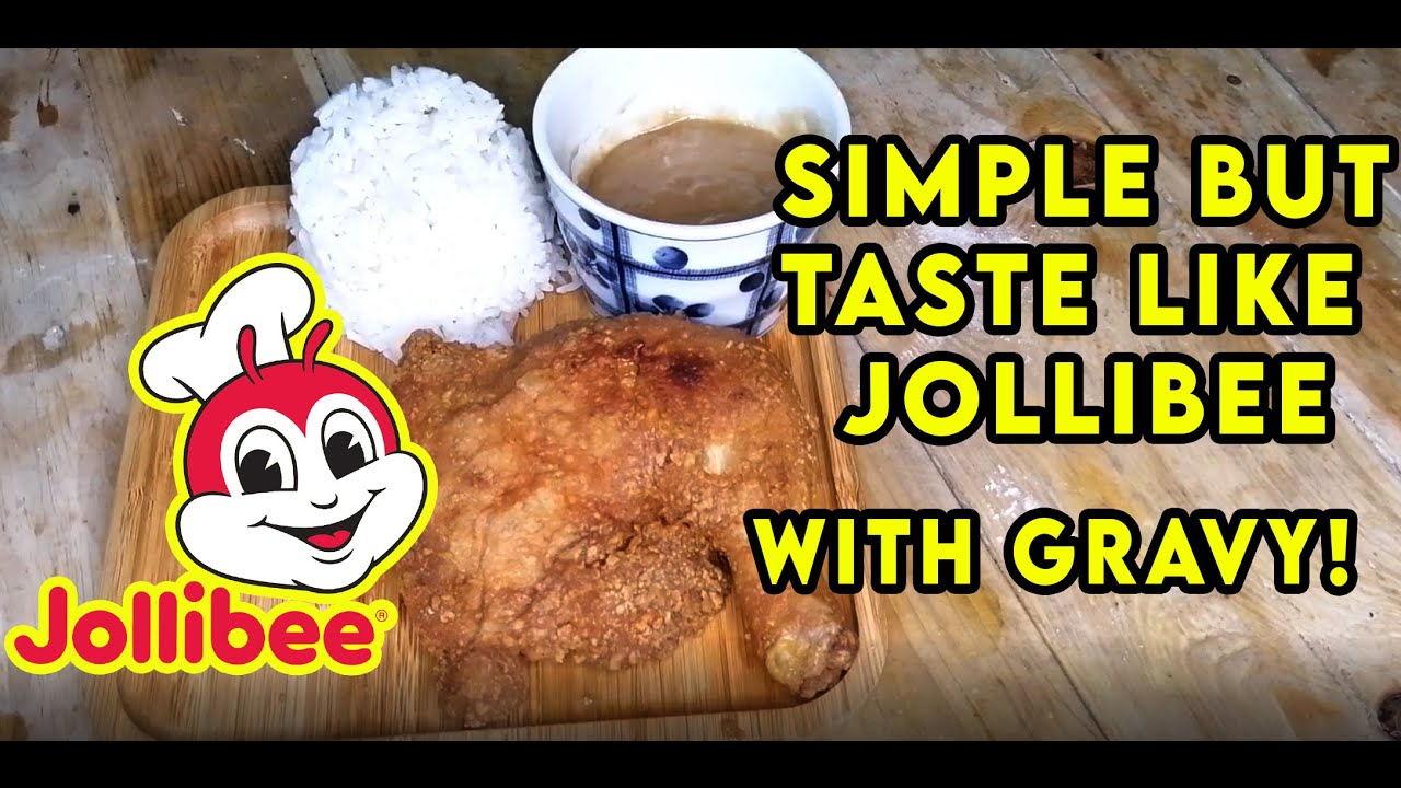 Homemade cheap Jollibee Chickenjoy with Gravy | Chikenjoy Style Recipe ...