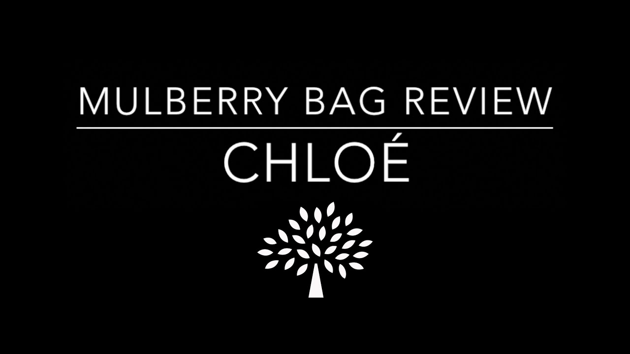 Mulberry Bag Reveal/Review | Small Alice Zipped Tote | Chloé - YouTube