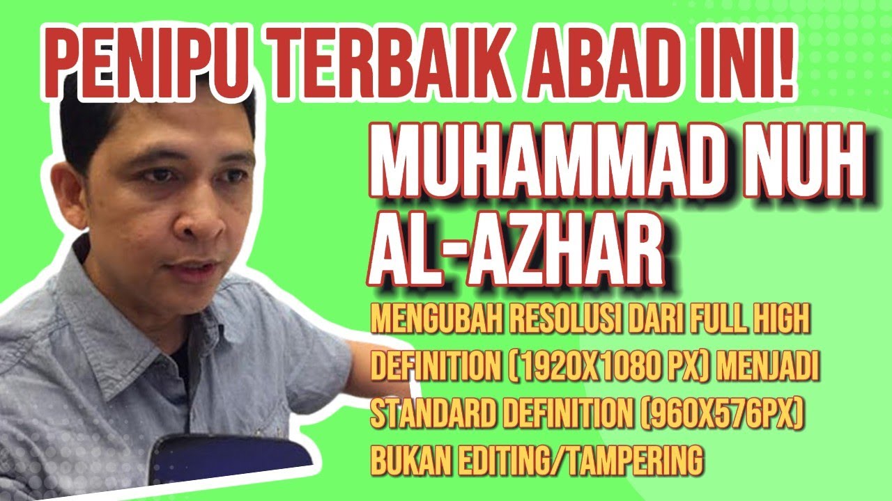 KOMBESPOL MUHAMMAD NUH AL-AZHAR PENIPU TERBAIK ABAD INI: TANGKAP ORANG ...