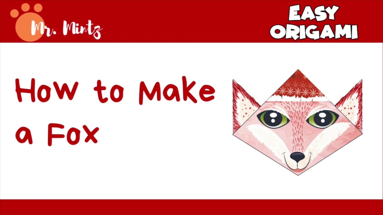 How to Make a paper fox | Origami fox | Origami Step by Step Tutorial ...