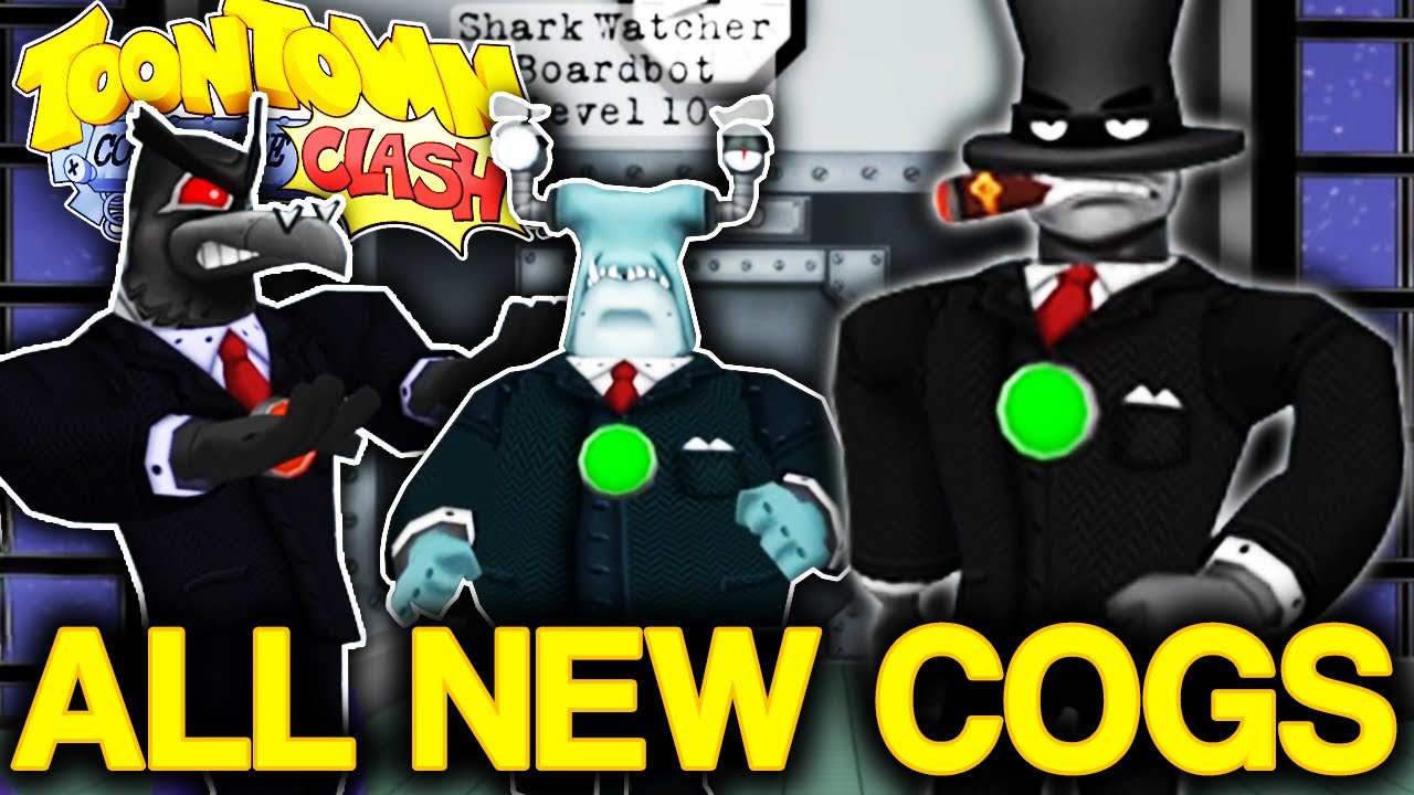 Toontown Corporate Clash: ALL New Boardbots Showcase! (New Cogs) - YouTube