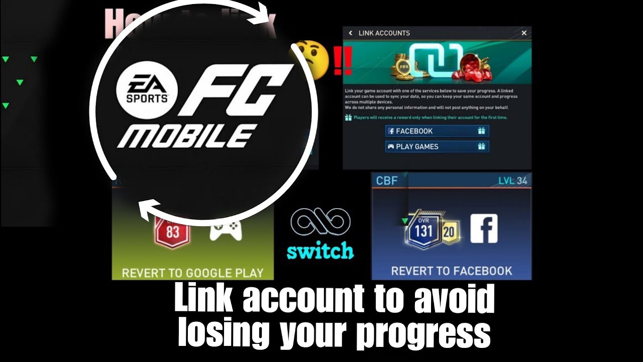 Link your account for FC MOBILE now...|| HOW TO LINK AND SWITCH ACCOUNT ...