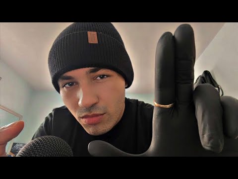 ASMR | Close Up Whispering with Mic Scratching for a Deep Brain Massage + Heavy Breathing Sounds 