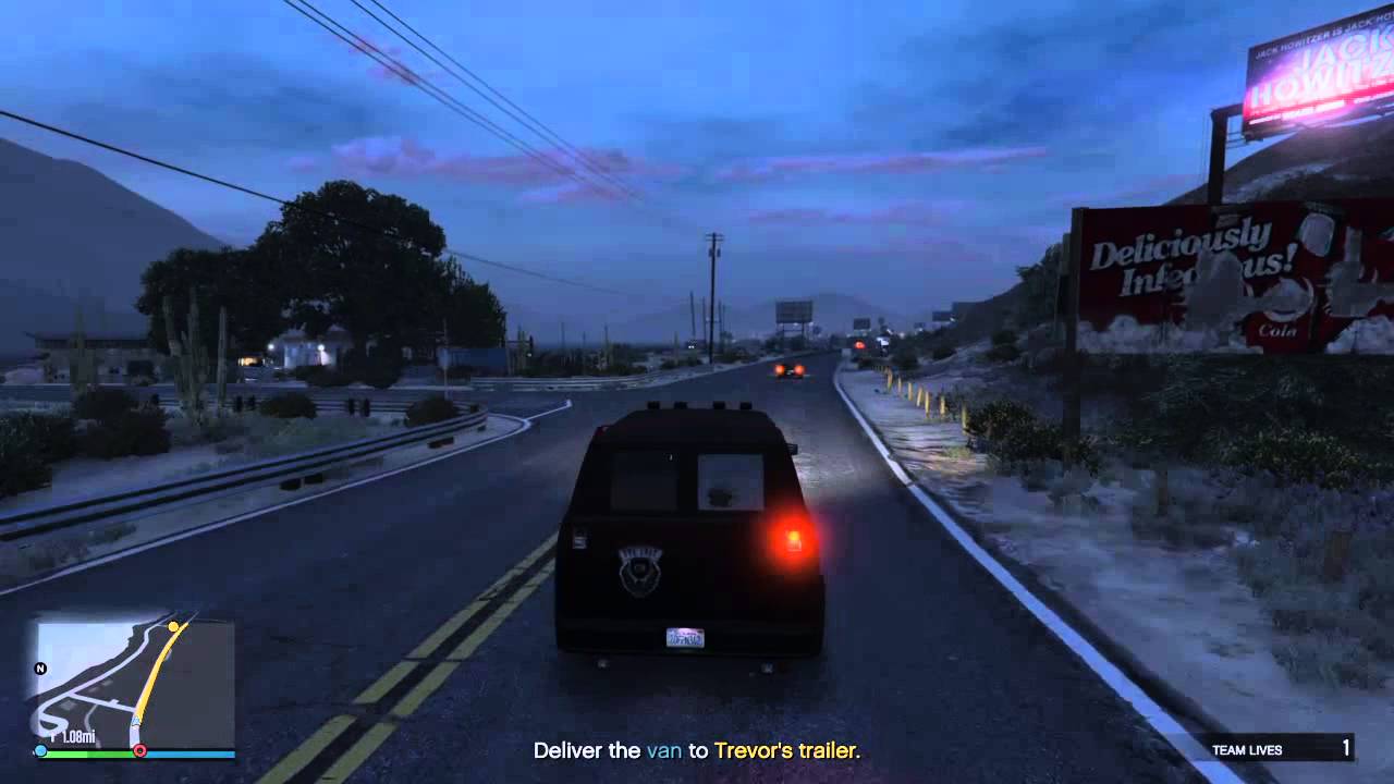 Grand Theft Auto V lost van - YouTube