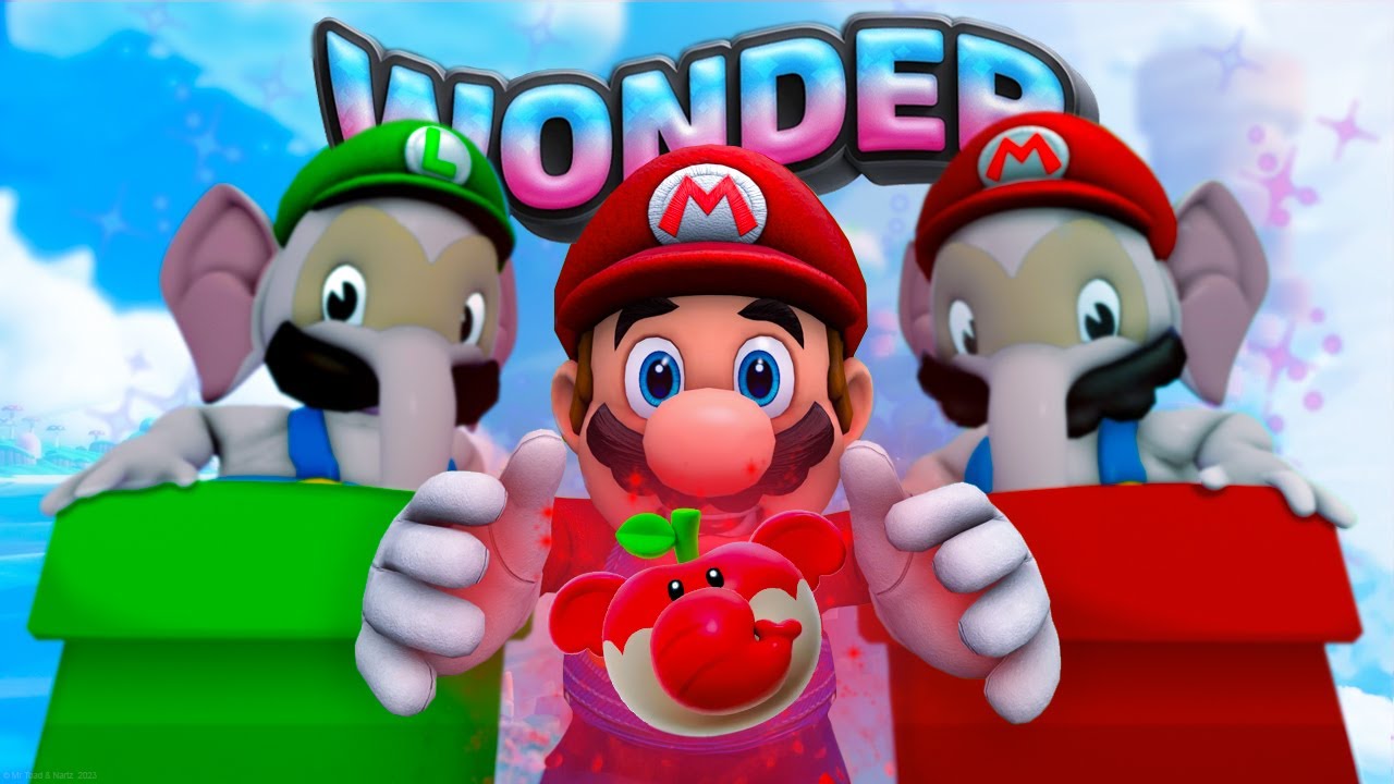Elephant Mario (Super Mario Bros. Wonder Animation) - YouTube