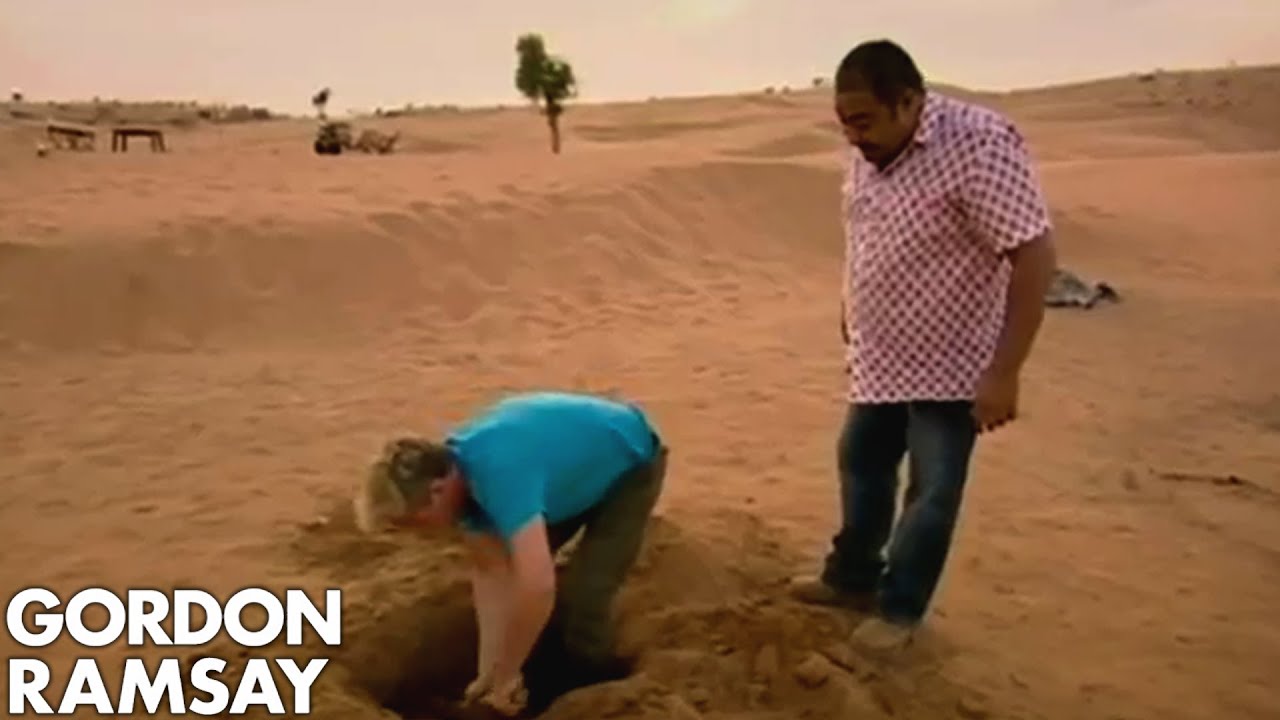 Building and Cooking in a Desert Oven with Gordon Ramsay - YouTube