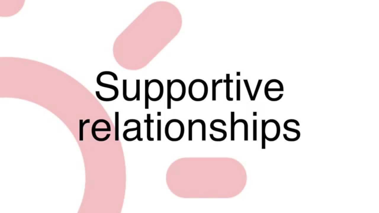 Supportive relationships - Dr Robert Beadel - YouTube