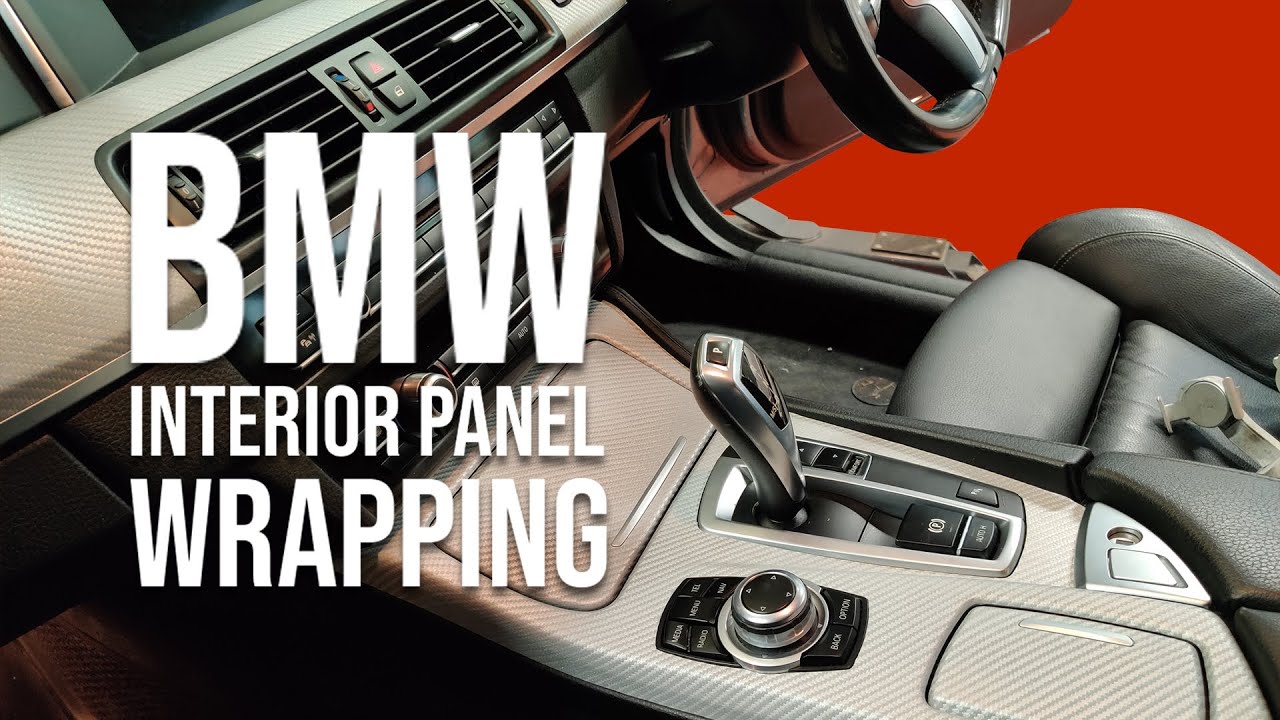 Looking as good as NEW! | BMW Interior Panel Wrapping - YouTube