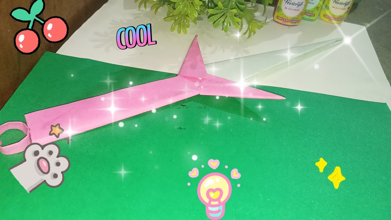 Nursery craft |kids craft | How to make easy paper sword toy | school ...