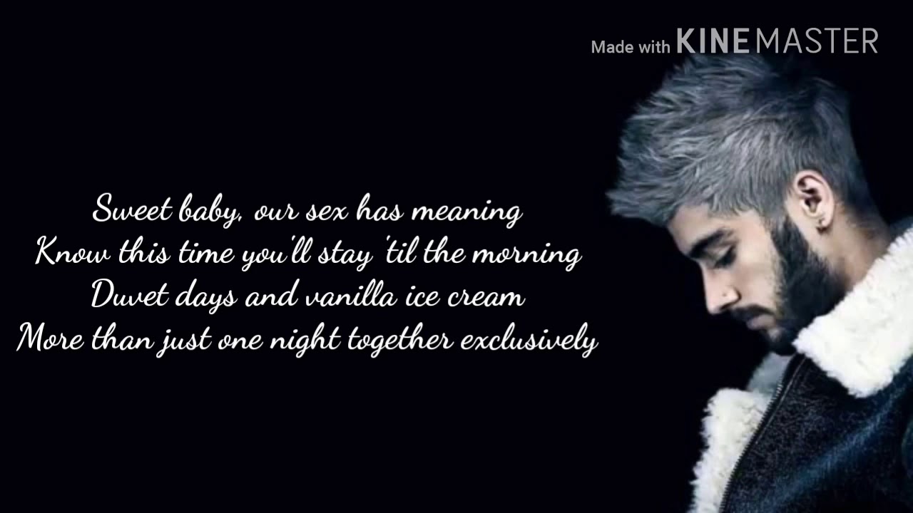 let me -Zayn (lyrics) - YouTube