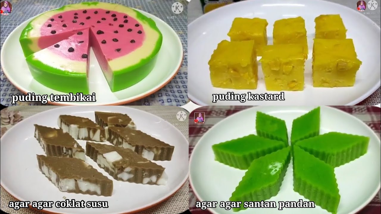 4 RESEPI PUDING MUDAH DAN SEDAP SESUAI MENU BERBUKA - YouTube